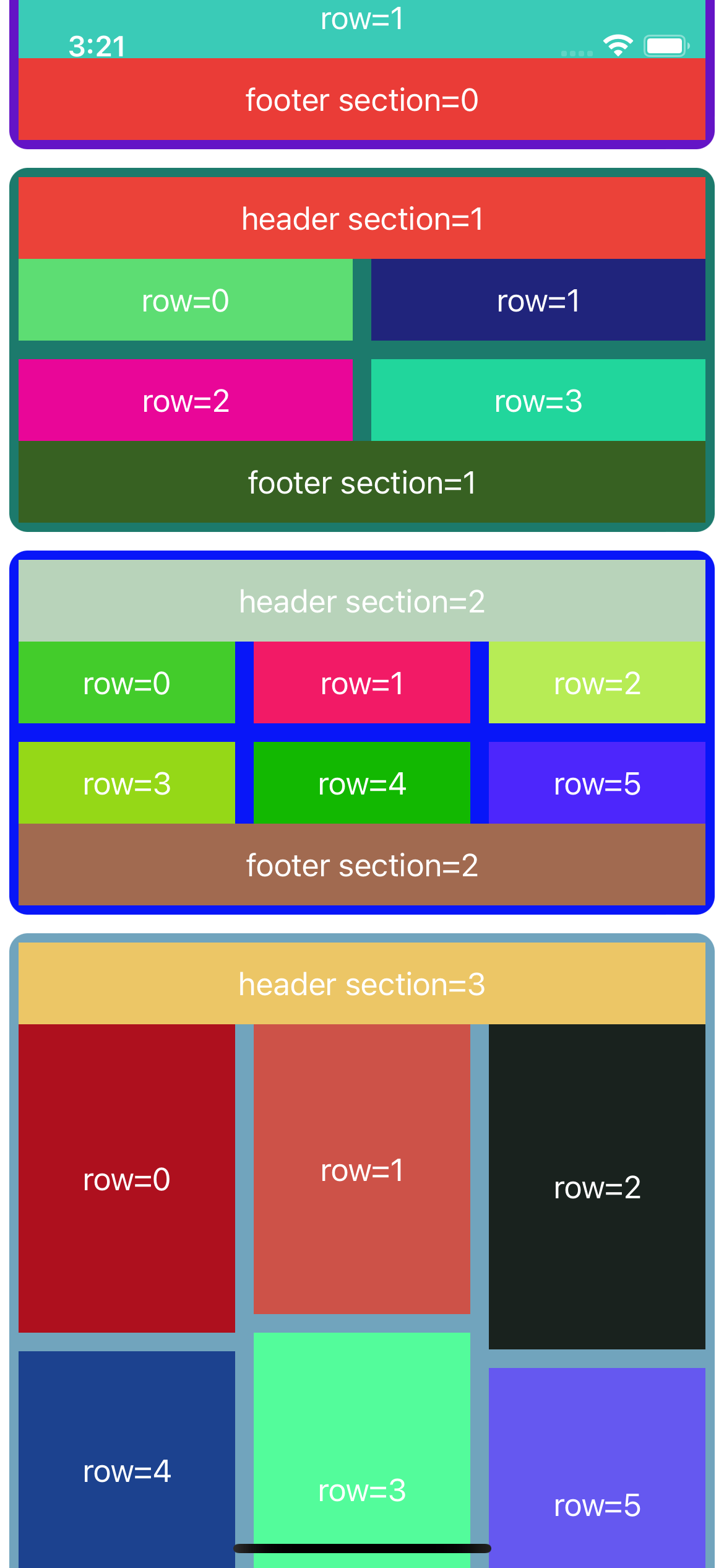 GitHub - darianxuhm/UICollectionViewWaterFallFlowLayout: 瀑布流布局
