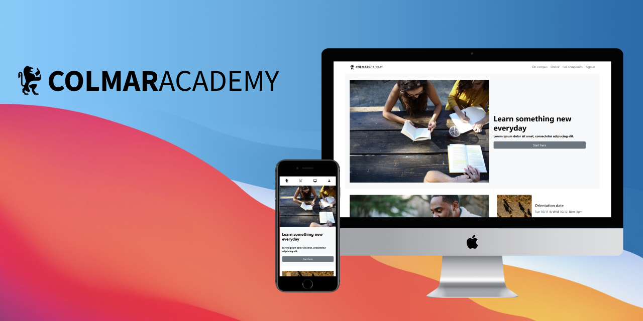 GitHub - sukitb/colmar-academy: Responsive Landing Page for School (Codecademy Capstone Project)