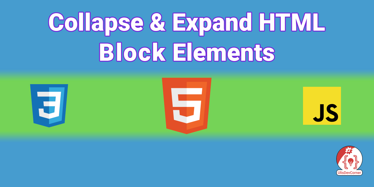 GitHub - UlisDevCorner/collapse-expand-html-block-elements