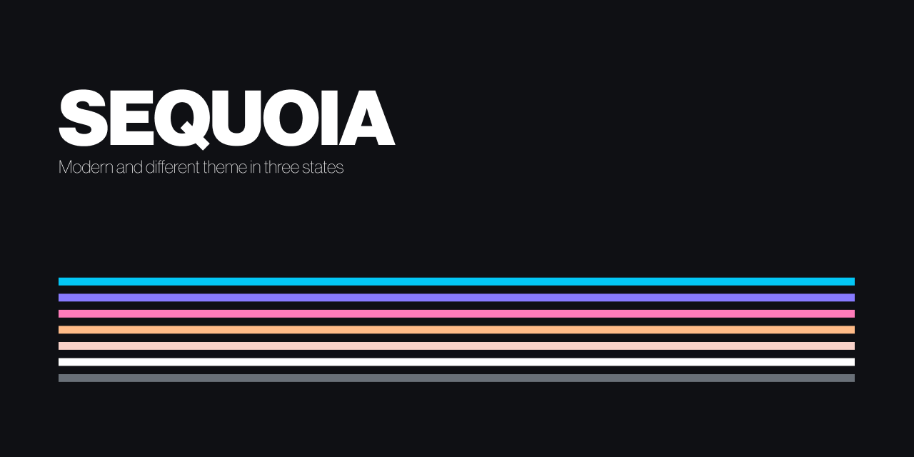 GitHub - Sequoia-Theme/vs-code: Modern, elegant and different theme.