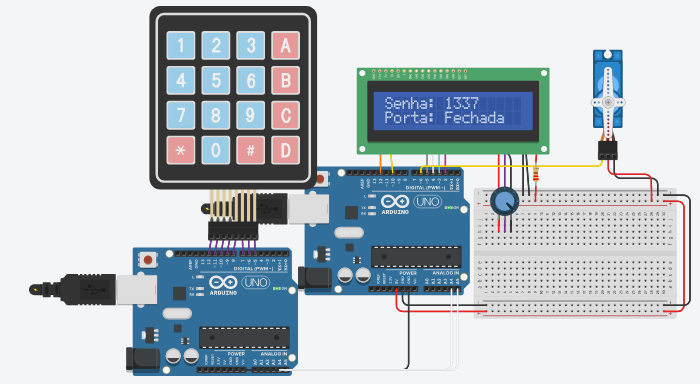 GitHub - MuriloChianfa/LockPassworded: Tinkercad - Open the door with ...