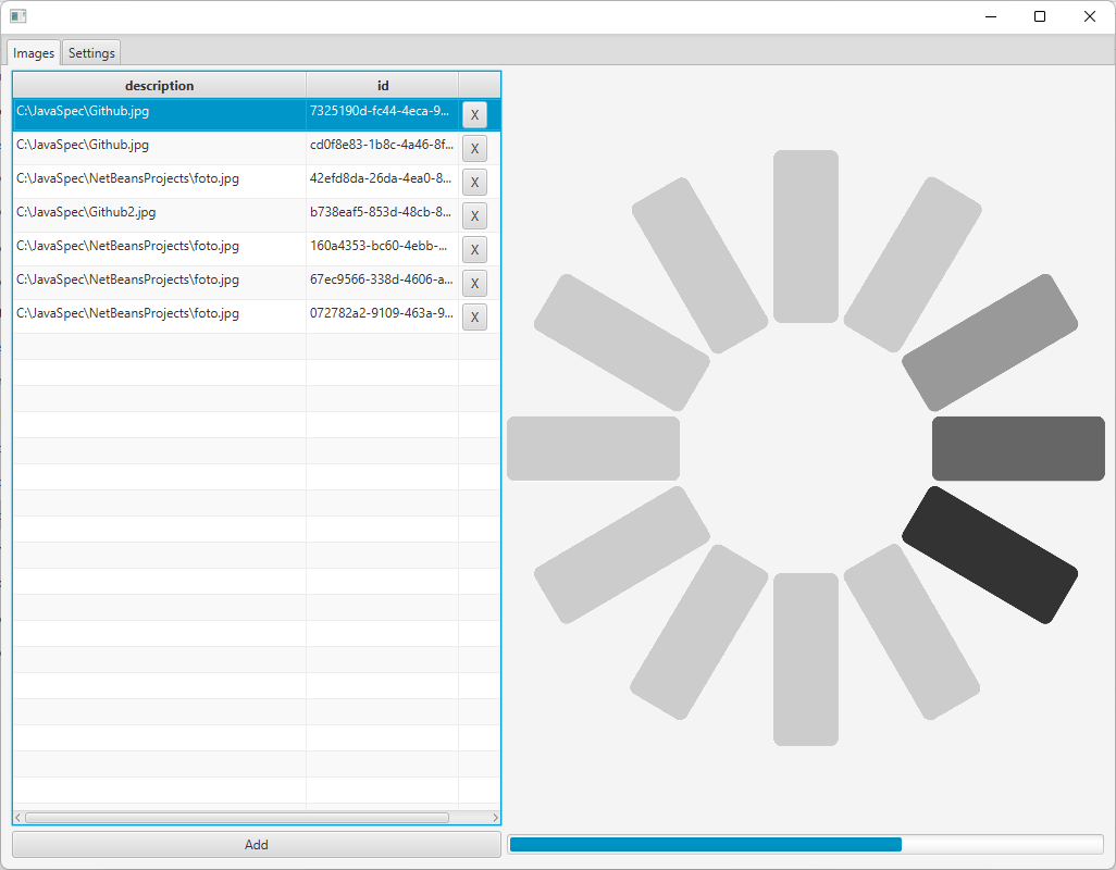 Github Korogodskyfxstorage Javafx Example Application That Allows You To Save Images To A