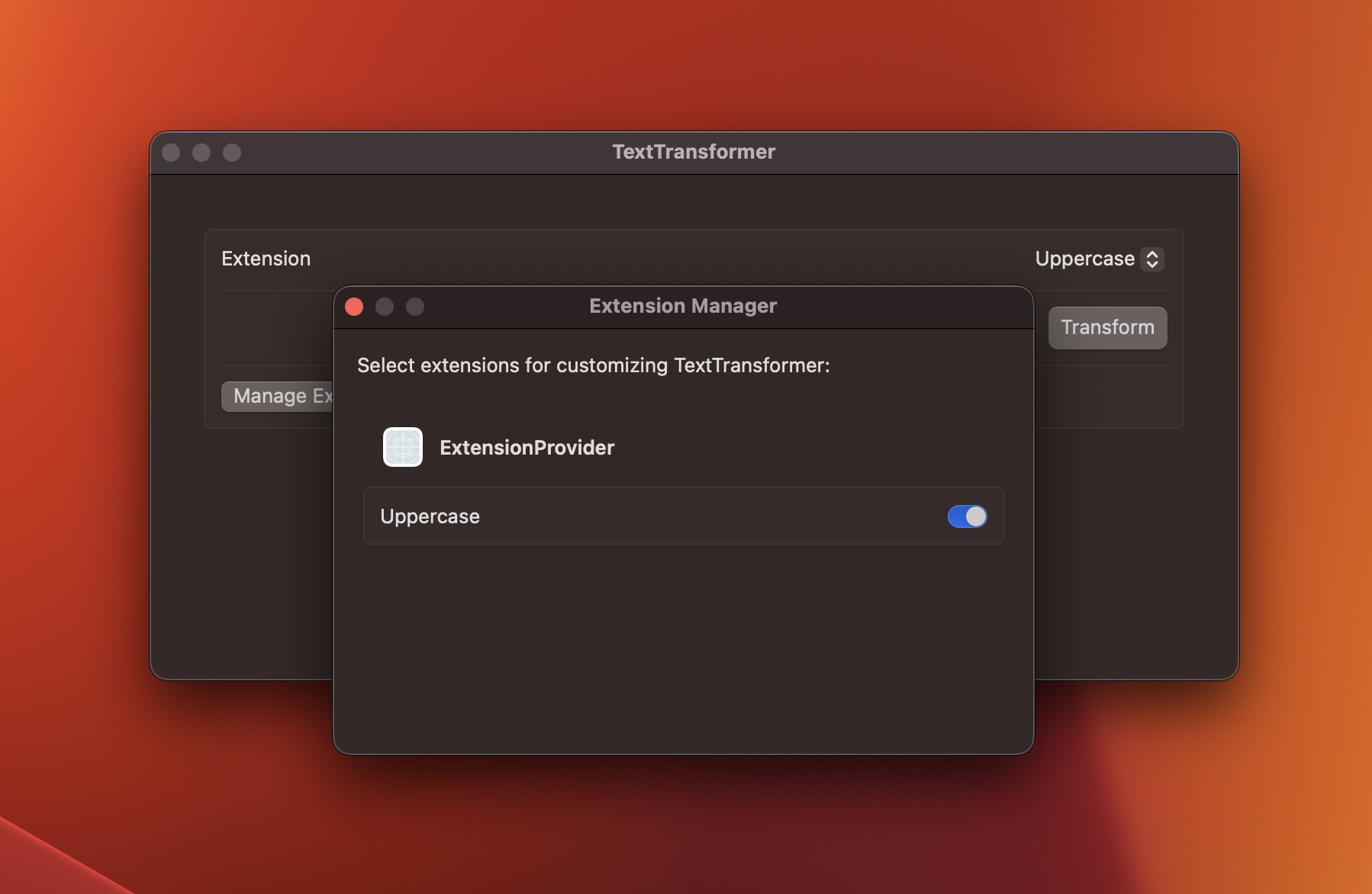GitHub - insidegui/TextTransformer: Apple ExtensionFoundation ...