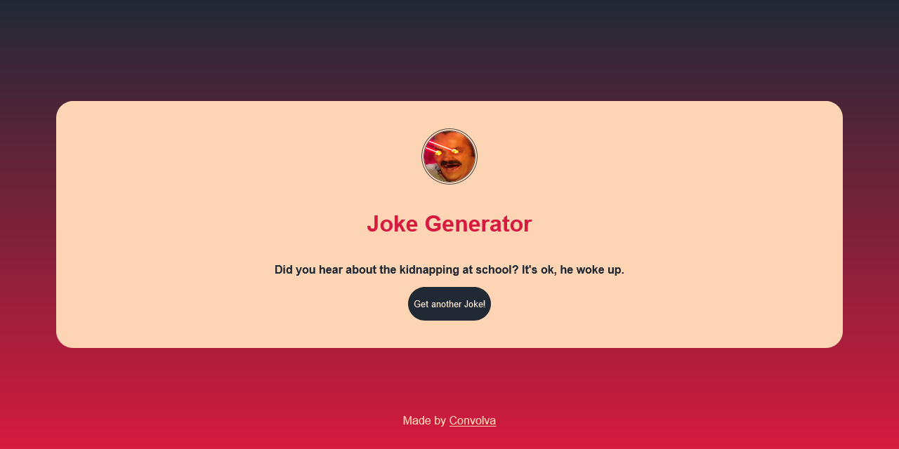 GitHub - Convolva/joke-generator: A simple joke generator website.
