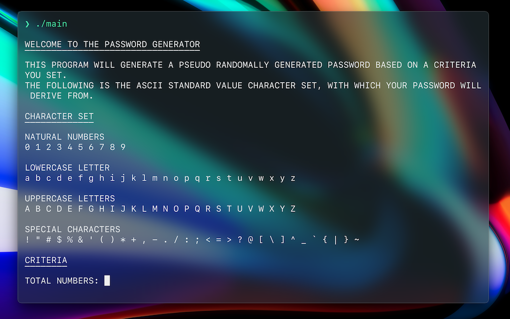 GitHub - MorganBergen/password-generator: This program will generator a ...