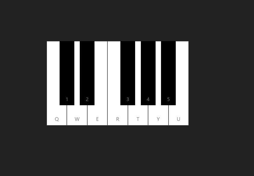 GitHub - andersonhsporto/js-piano: One Octave of a Piano Made With ...