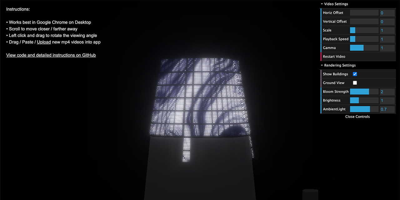 GitHub - amandaghassaei/salesforce-tower: 3D visualization for artwork ...