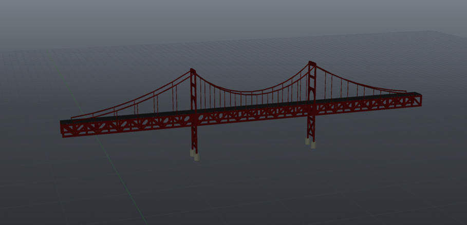 GitHub - oagilliam/SuspensionBridge_001: Model of a suspension bridge ...