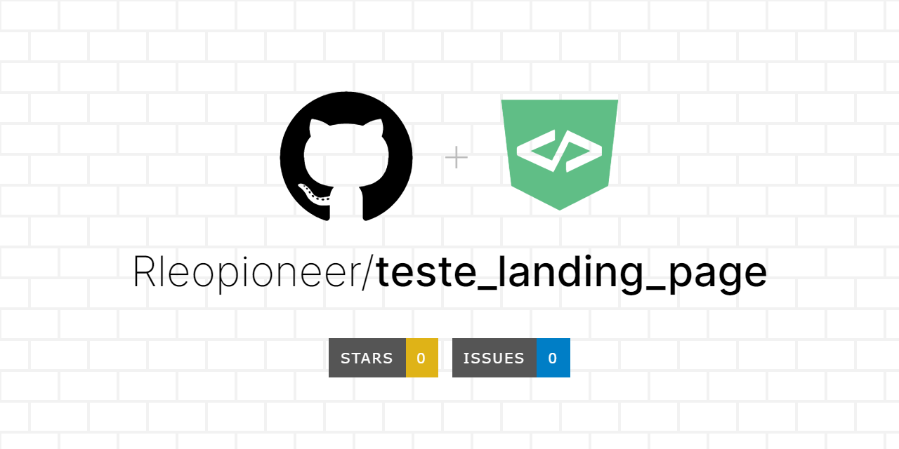 GitHub - Rleopioneer/teste_landing_page: Criação de landing page para ...