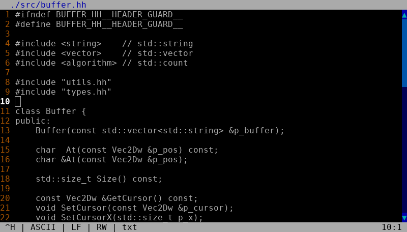 GitHub - LordOfTrident/pona: Another terminal based text editor written in C++
