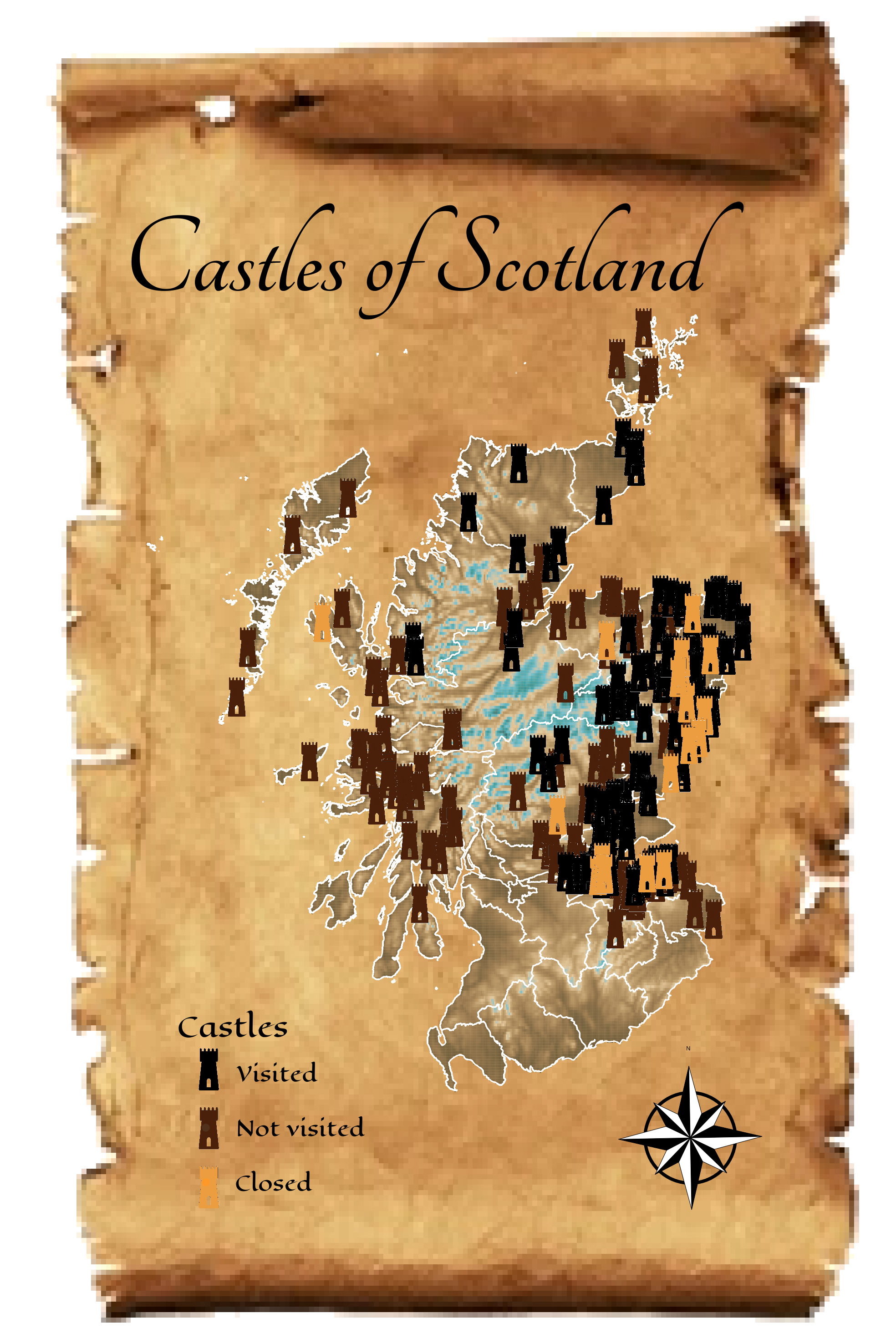 GitHub - auponchon/ScottishCastles: Map of Scottish castles