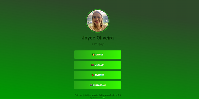 GitHub - AVHjoy/joytr.ee: inspired by linktr.ee and idea by @rocketseat //Maratona Explorer 2.0
