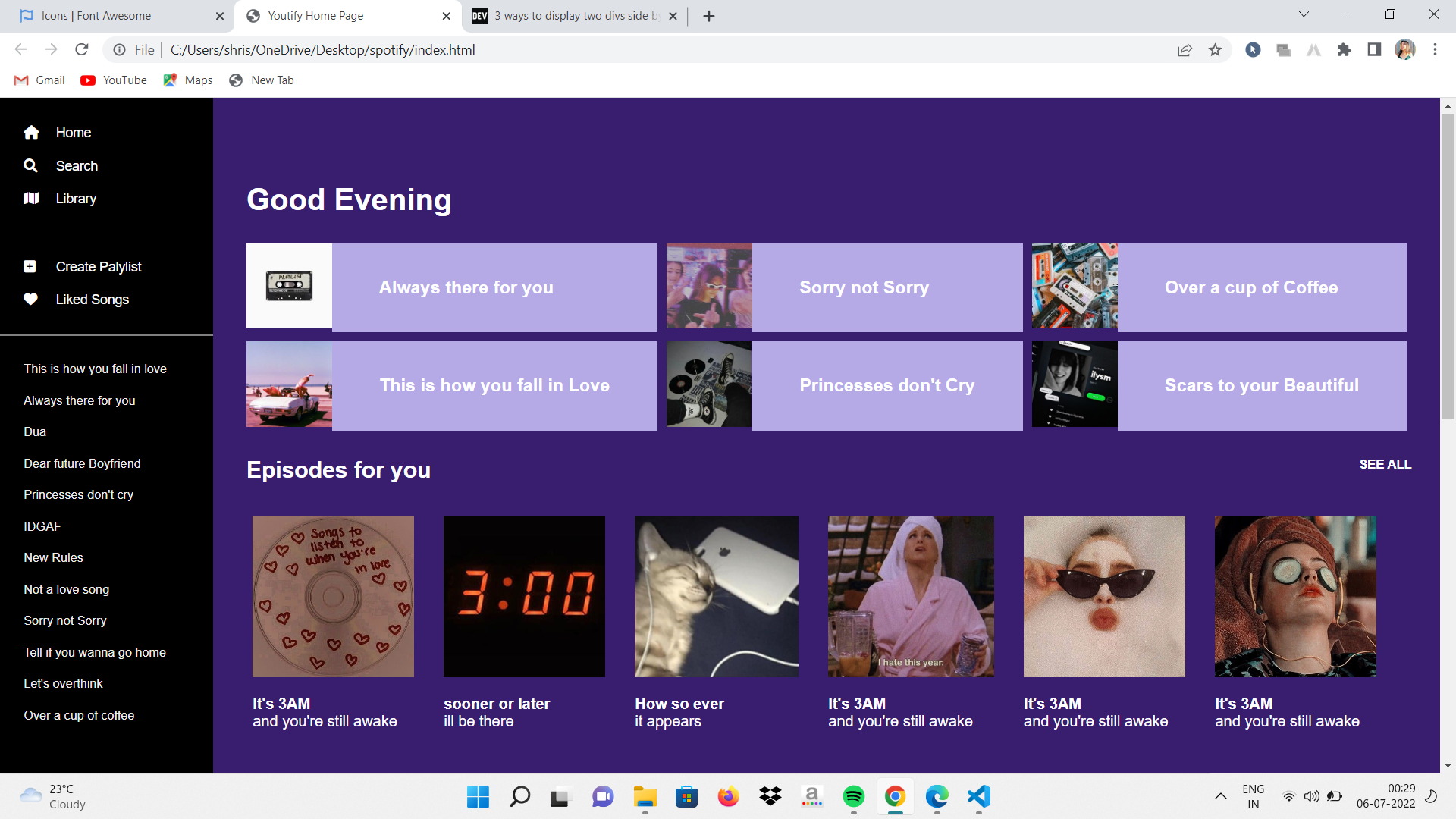 GitHub - shristyyx/Spotify-Clone: This project aims to replicate the ...