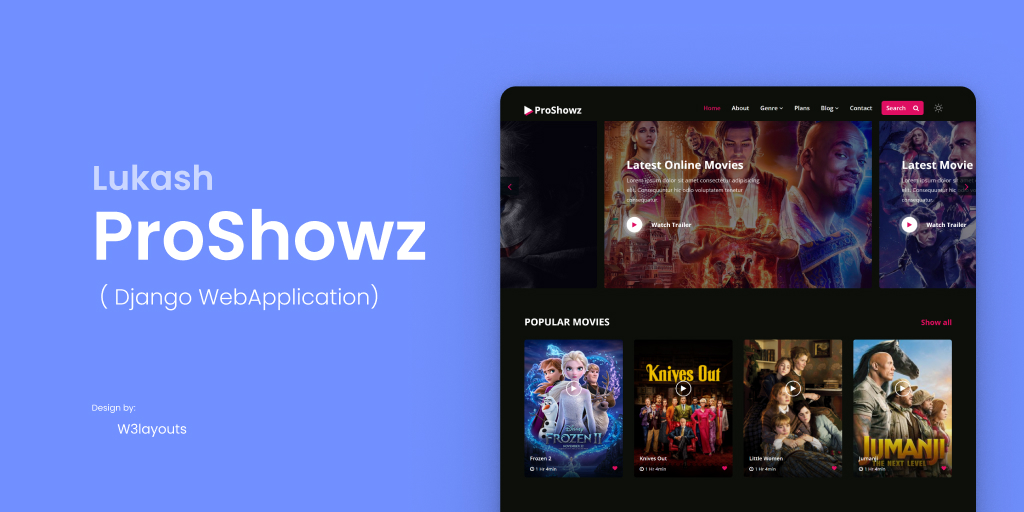 GitHub - AlexanderLukash/ProShowz: A site for watching movies, series and cartoons, created ...
