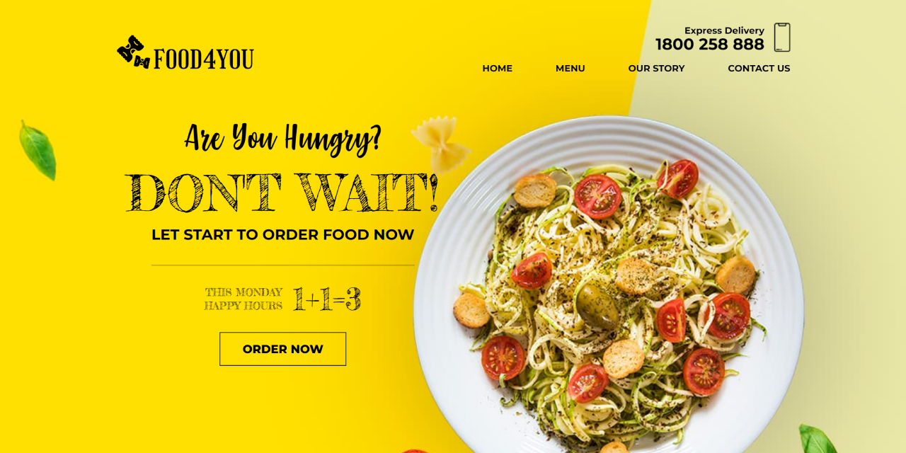 GitHub - IPIYUSHCHAUDHARY/Food4you: This Fully Responsive HTML5 Food ...