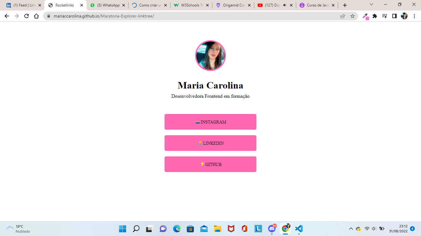 GitHub - mariaccarolina/Linktree