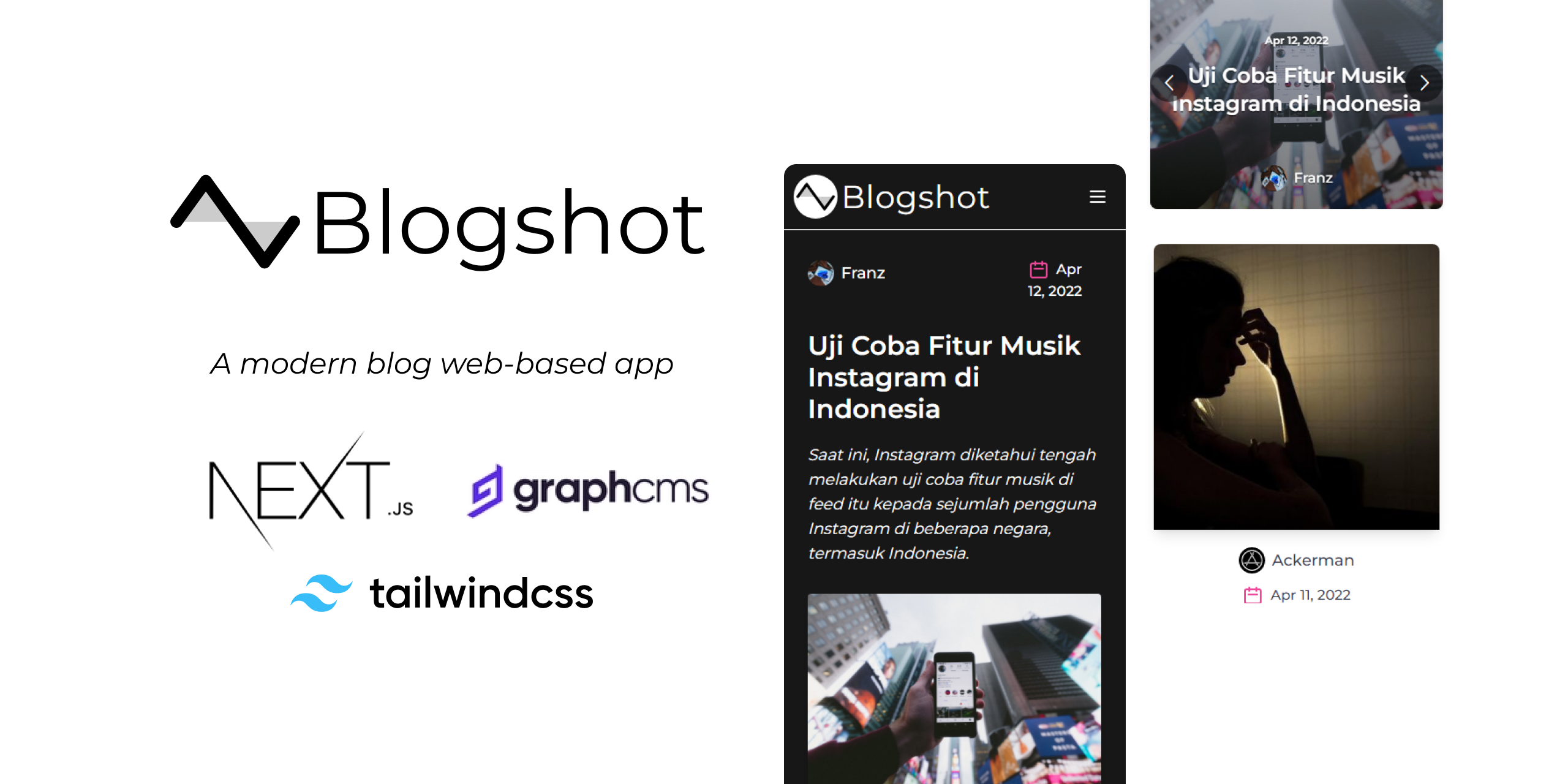 GitHub - fransachmadhw/blogshot-clone
