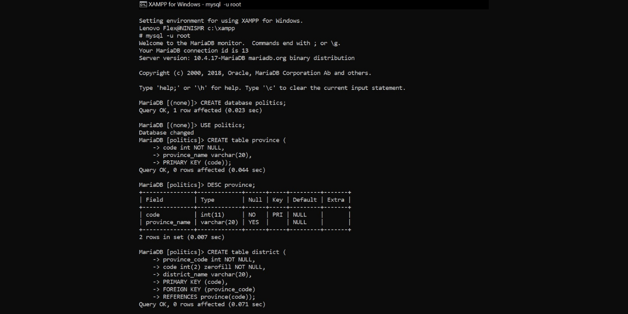 GitHub - ninismr/Creating-Politics-Database-using-MariaDB GitHub - ninismr/Creating-Politics-Database-using-MariaDB