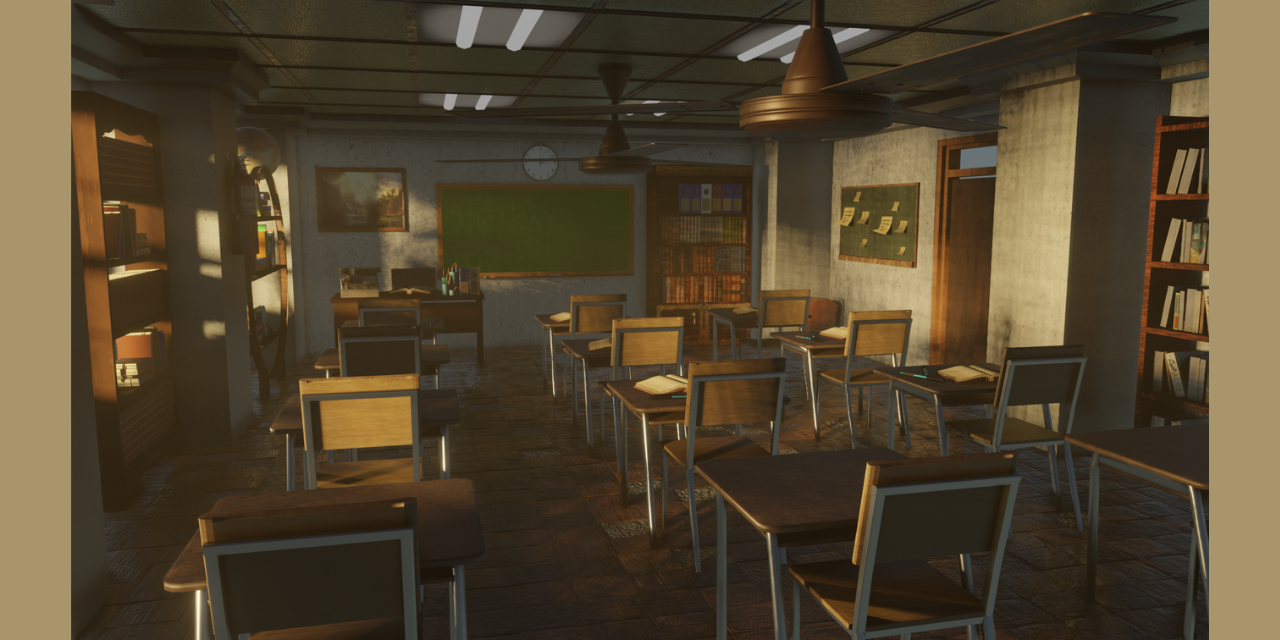 GitHub - ninismr/3D-Classroom-Scene-using-Blender-3D