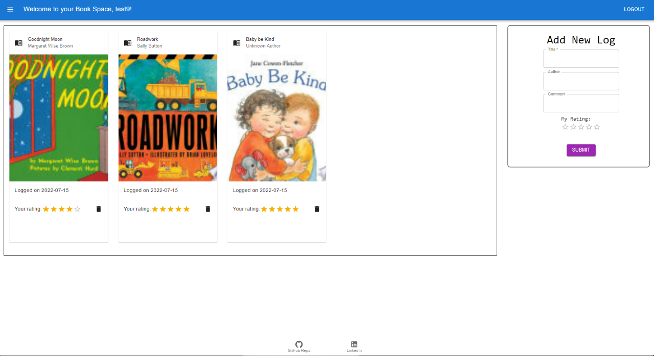 GitHub - conniedc1206/my-book-space-app: My Book Space is a React ...