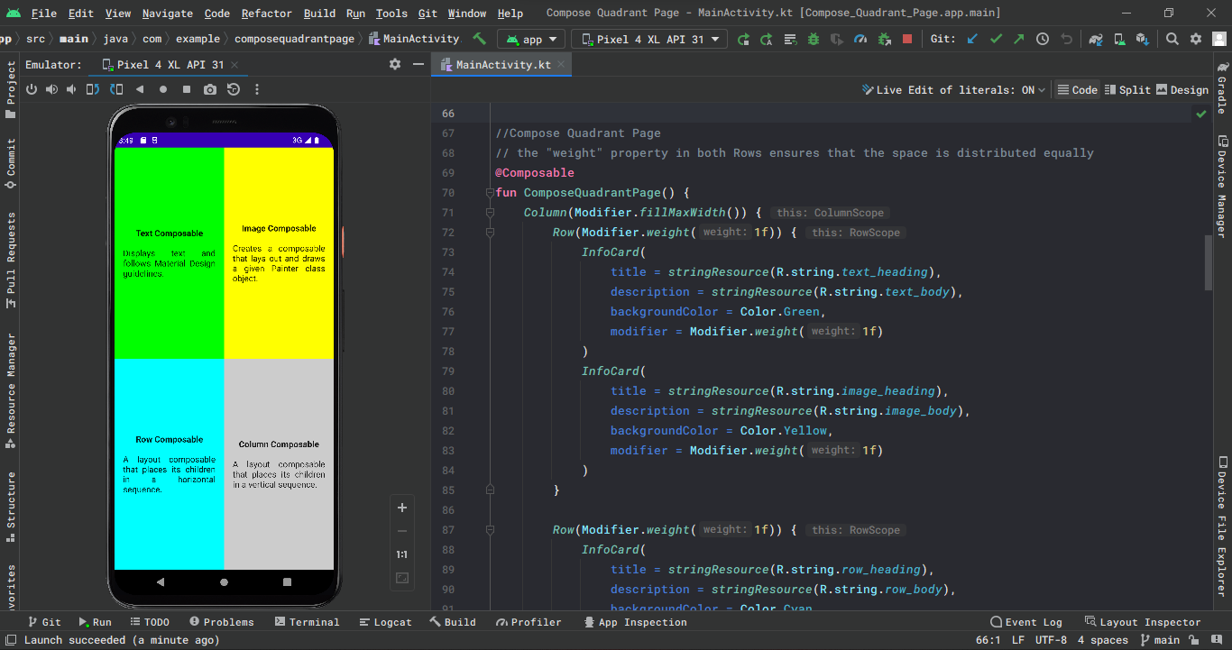 GitHub - 2Kelvin/android-compose-quadrant-page