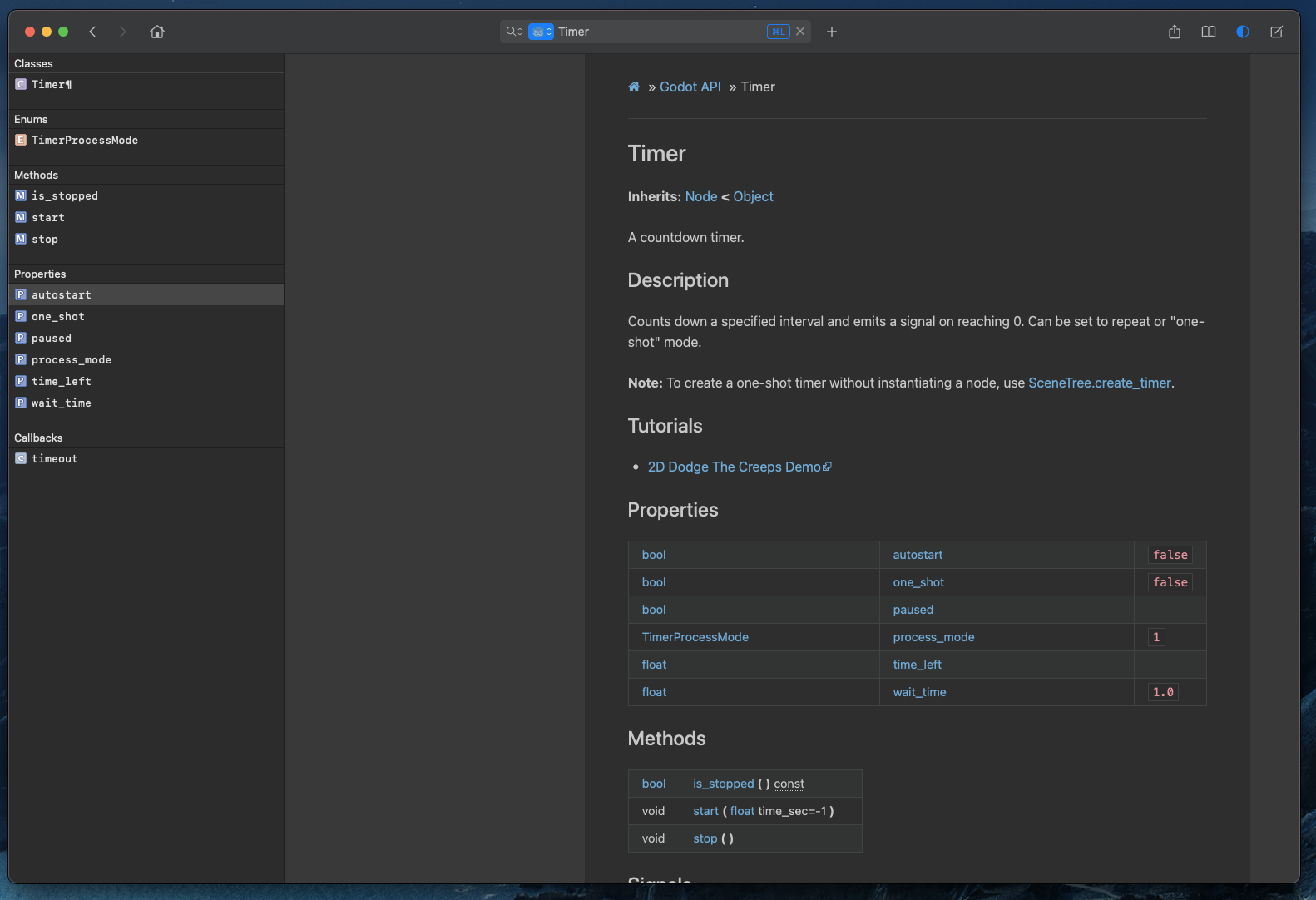 Github Pogagodot Dash Docset Dash Docset Generator For Godots Api 