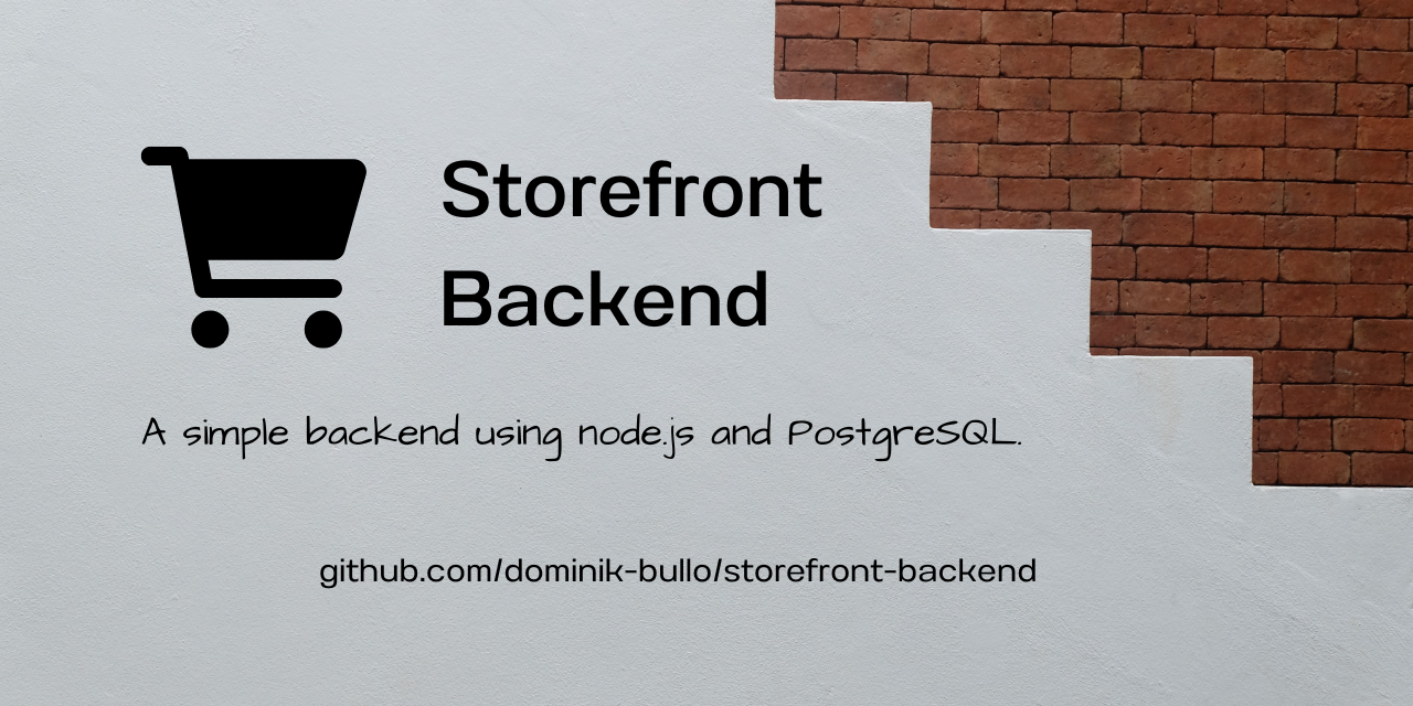 GitHub - dominik-bullo/storefront-backend