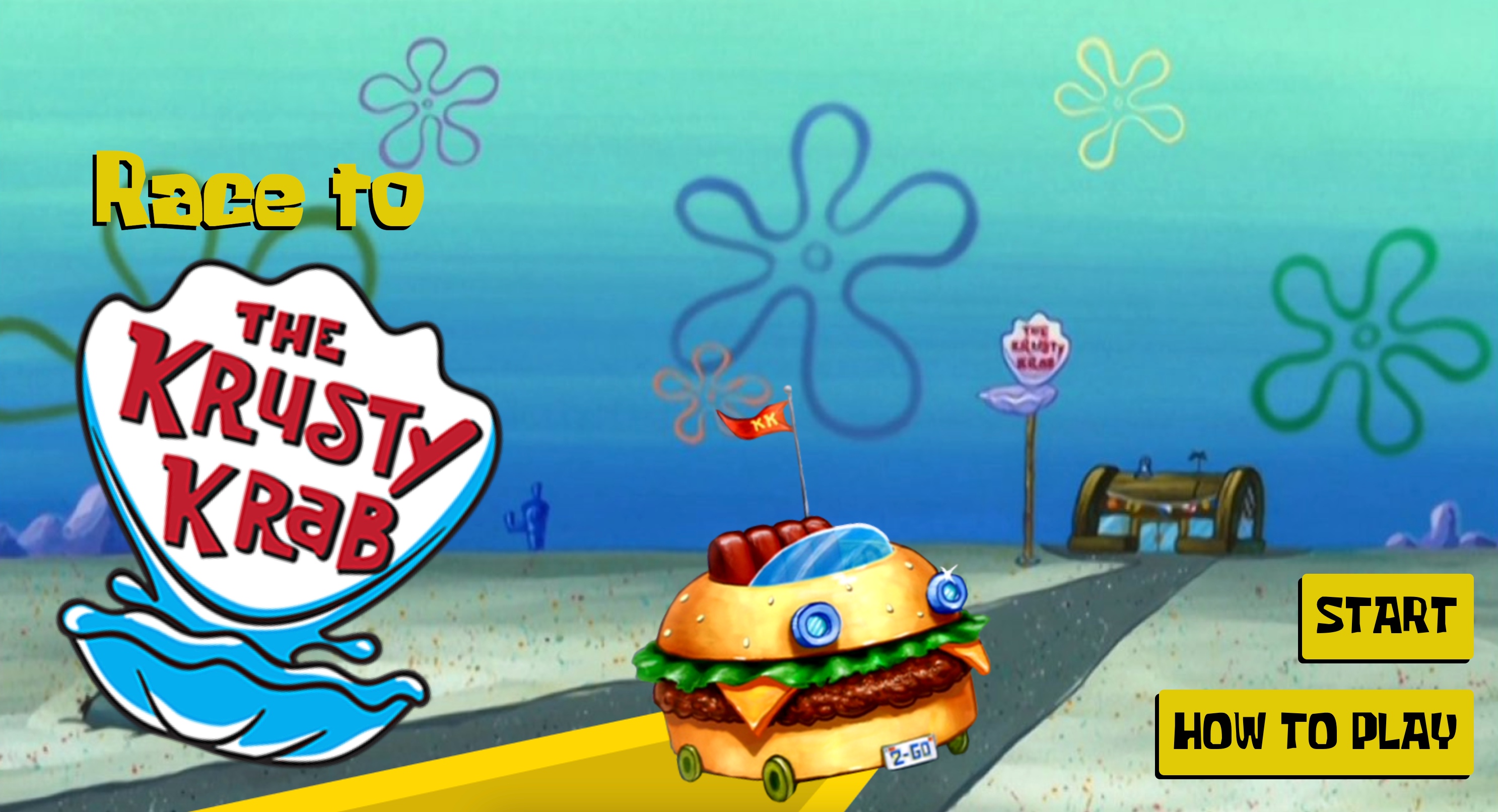 GitHub - christinalu3799/race-to-the-krusty-krab: 2 player racing game made with HTML, CSS, and ...