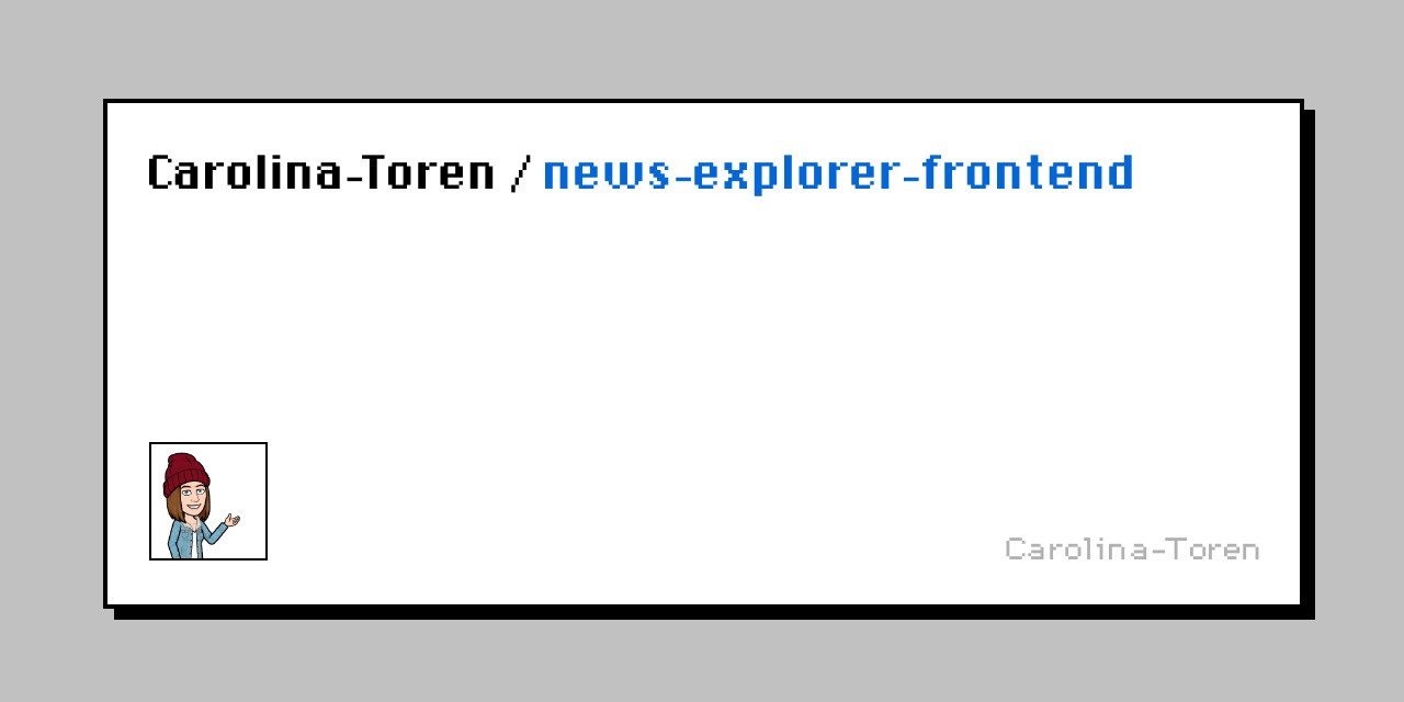GitHub - Carolina-Toren/news-explorer-frontend