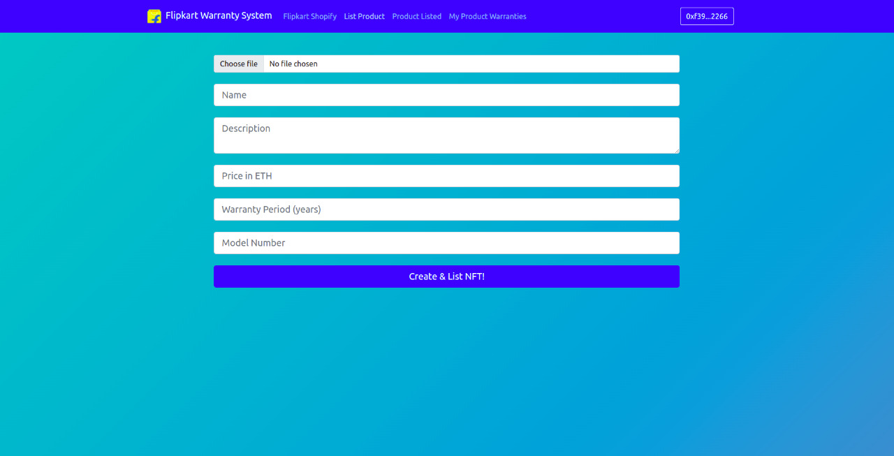 GitHub - adityagoel28/Team-Reflex-Flipkart-Grid-4.0: Blockchain-based eCommerce warranty system ...