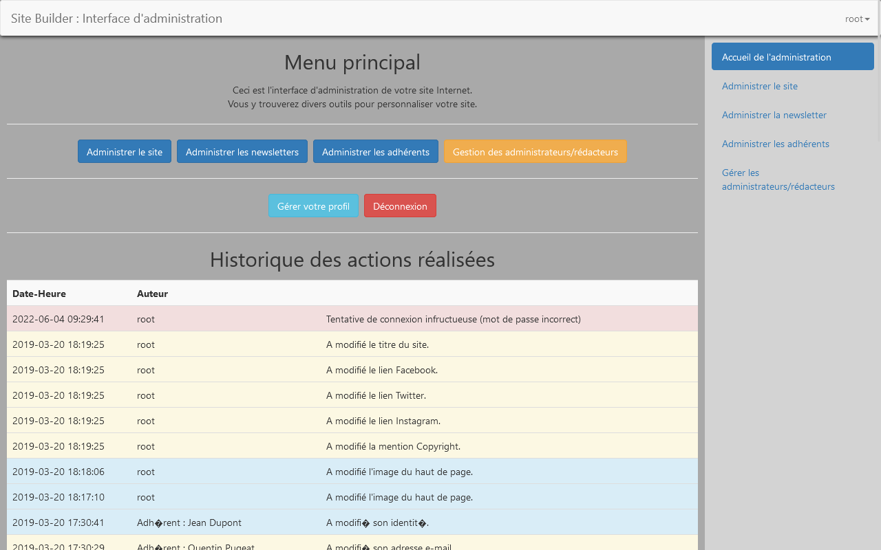 GitHub - RNbowKing/SiteBuilder: Site personnalisable en PHP sans framework
