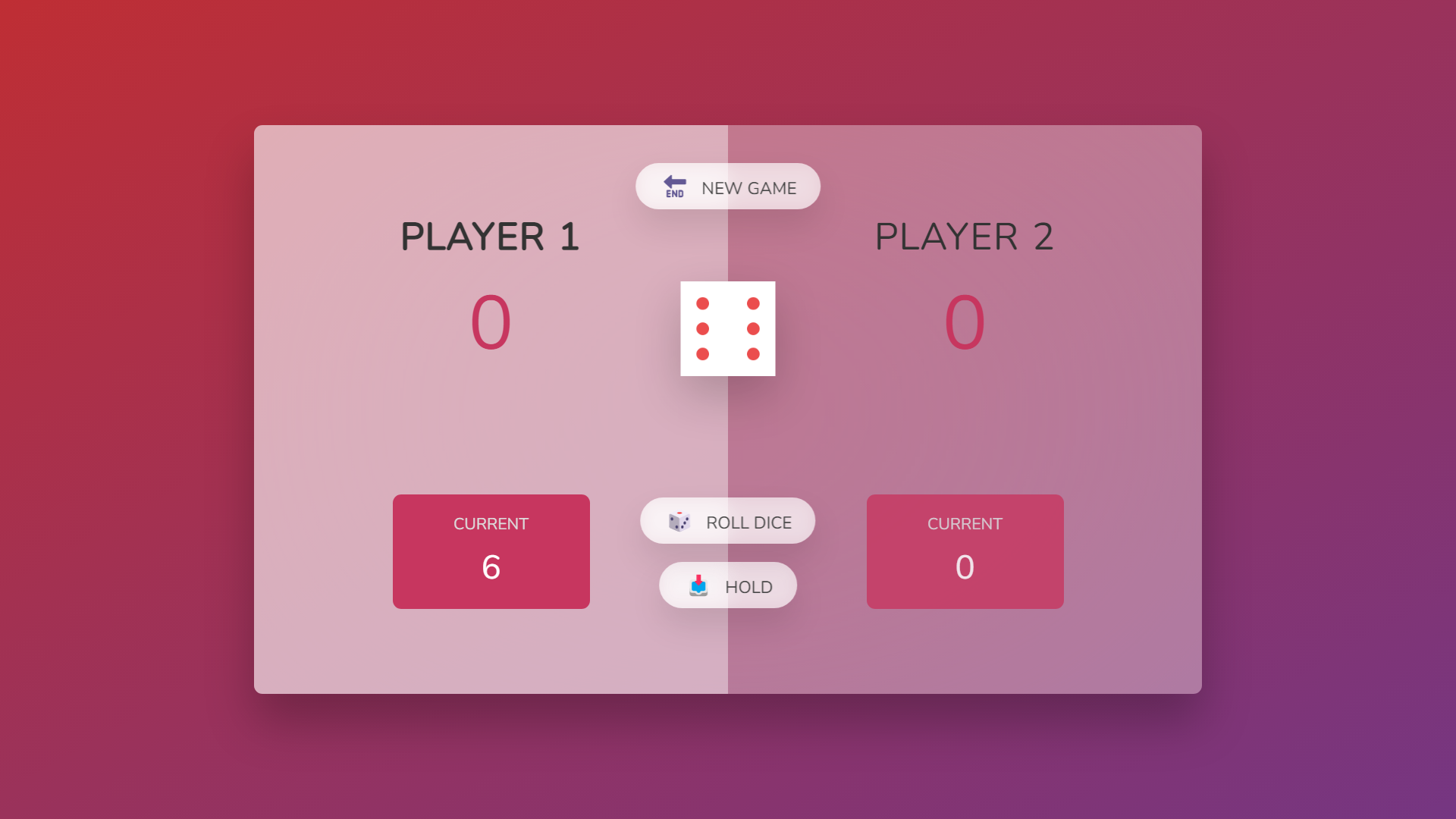 GitHub - 17mayankgaur/Pig-game: Each turn, a player repeatedly rolls a ...