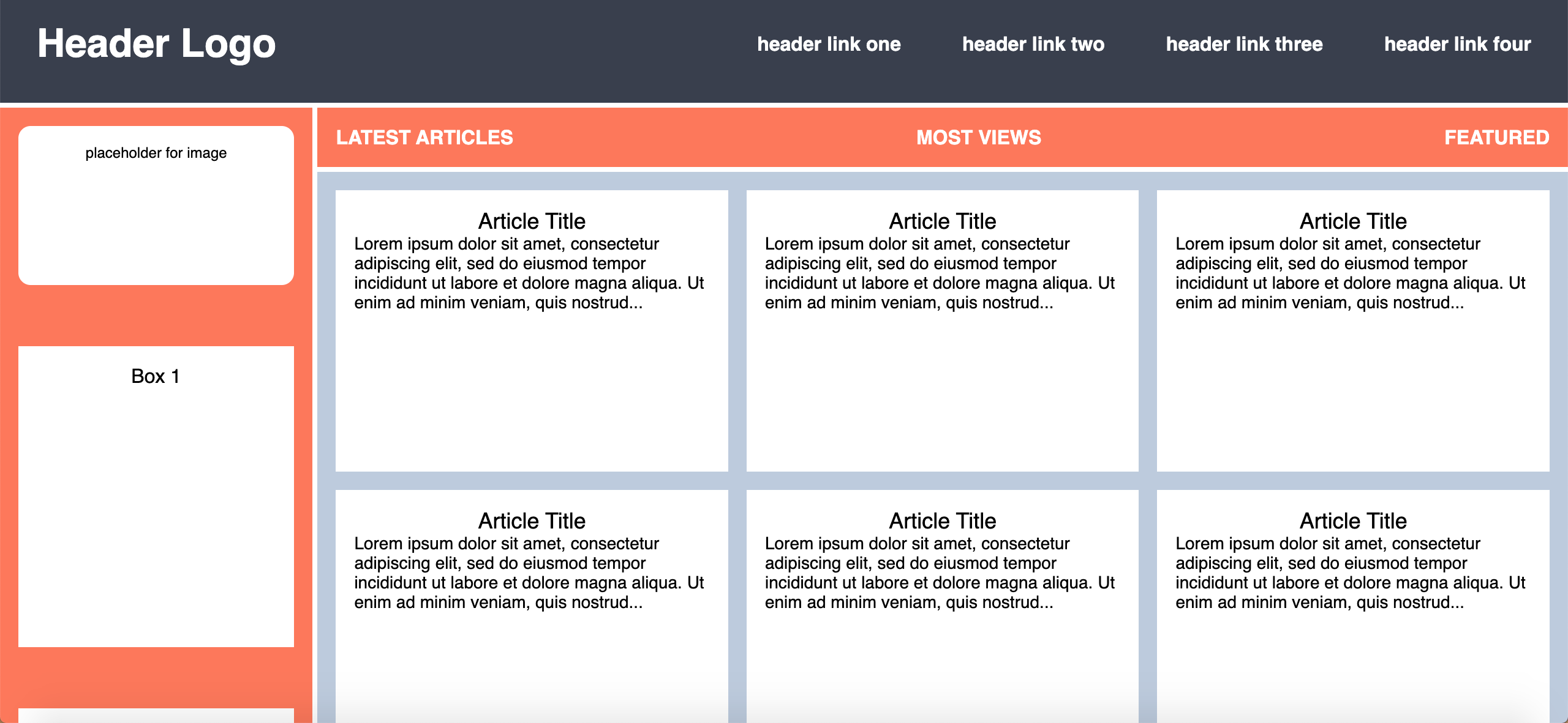 GitHub - mbd89/Holy-grail-layout