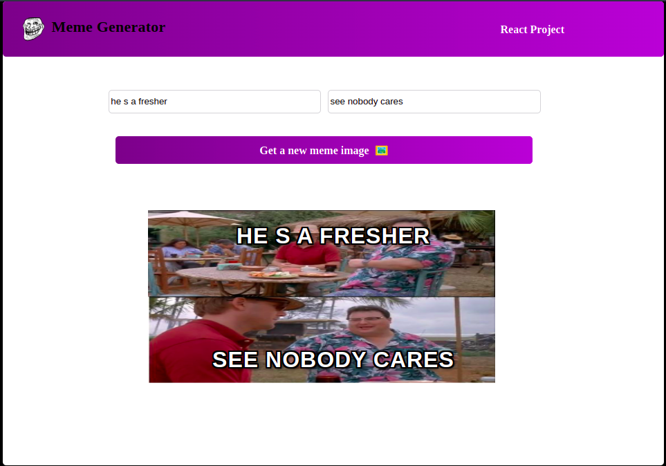 GitHub - gifin-mj/meme-generator: Meme-Generator Using React