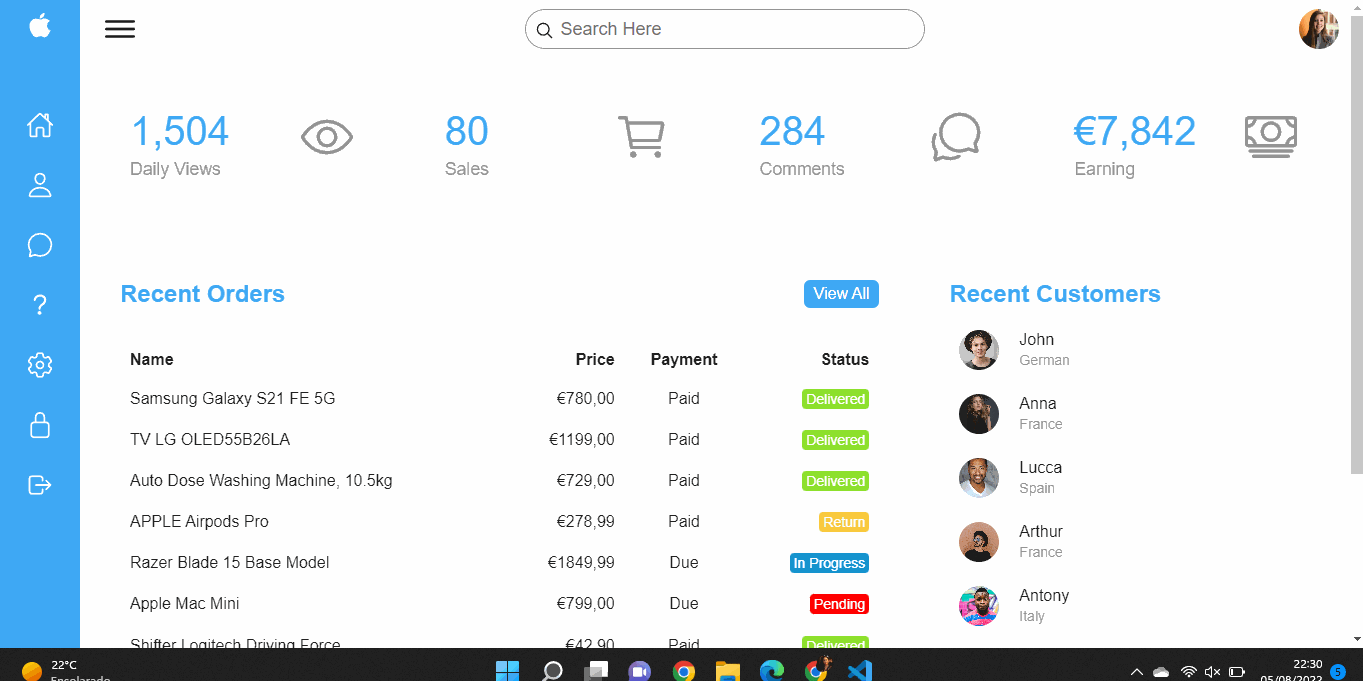 GitHub - Julianassoa/dashboard