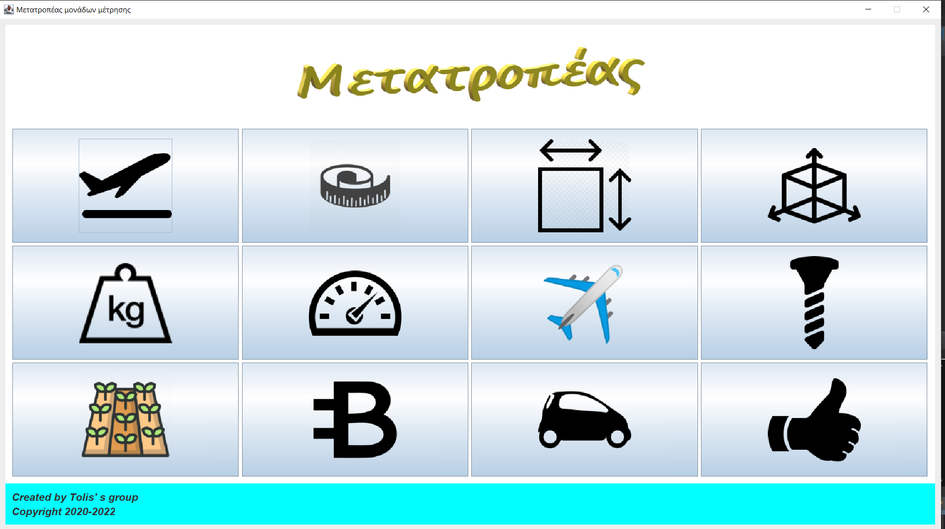 GitHub - Apostolos172/converter: A calculator for converting different units of measurement ...