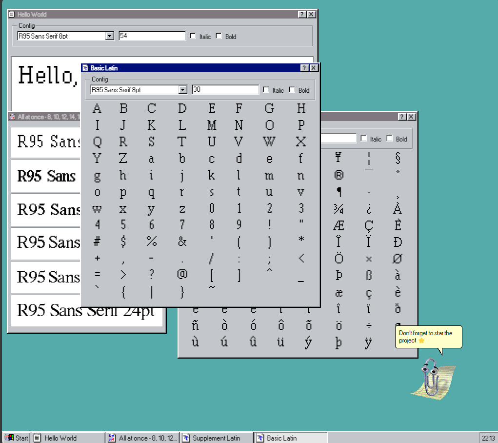 GitHub - React95/R95-Sans-serif: A port of the old Microsoft font used ...