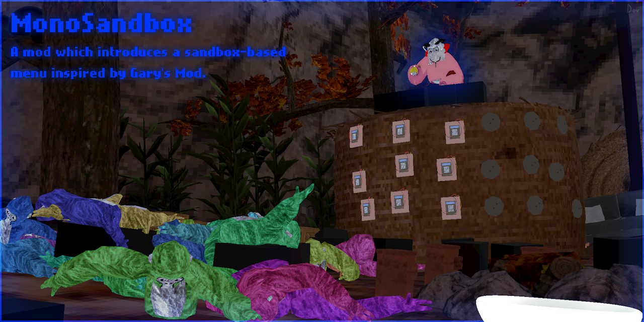 GitHub - developer9998/MonoSandbox: MonoSandbox is a gameplay mod for Gorilla Tag that ...