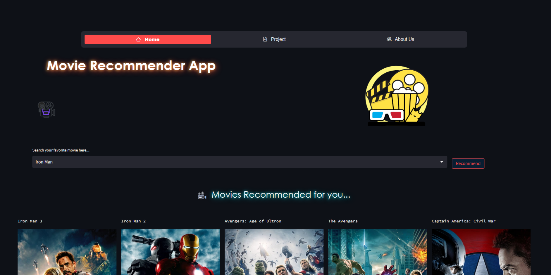 GitHub - sanketsaurav2411/Recommender-System: This project is a ...