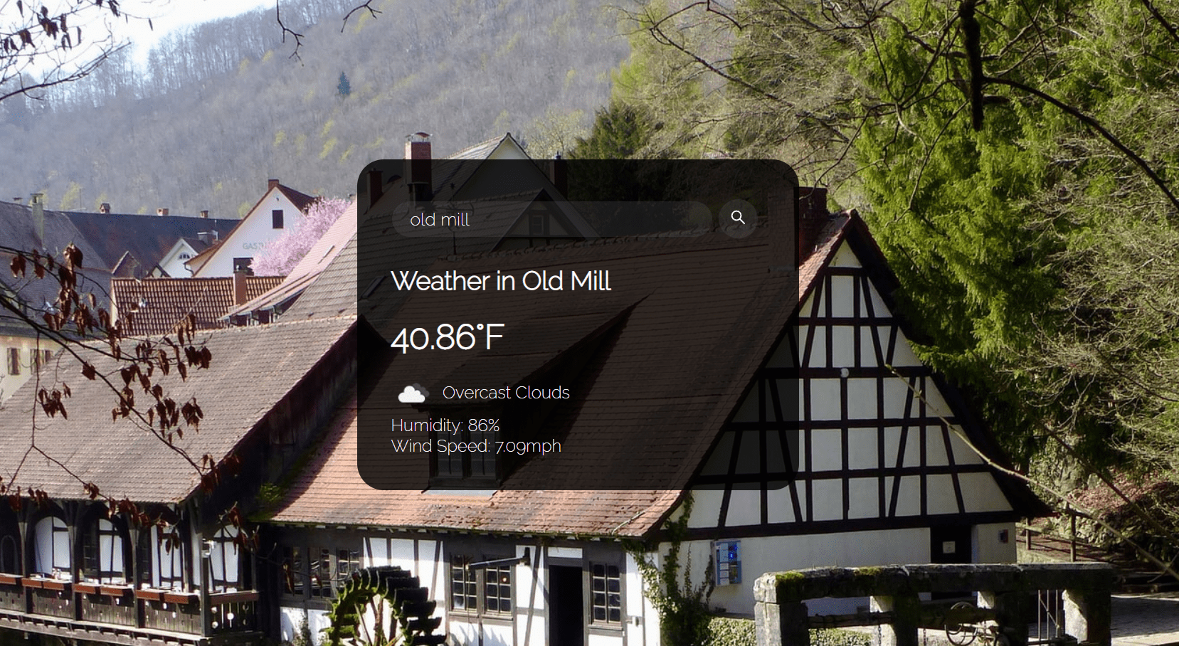 GitHub - juliharper/weather-app-project: These are my web projects that ...