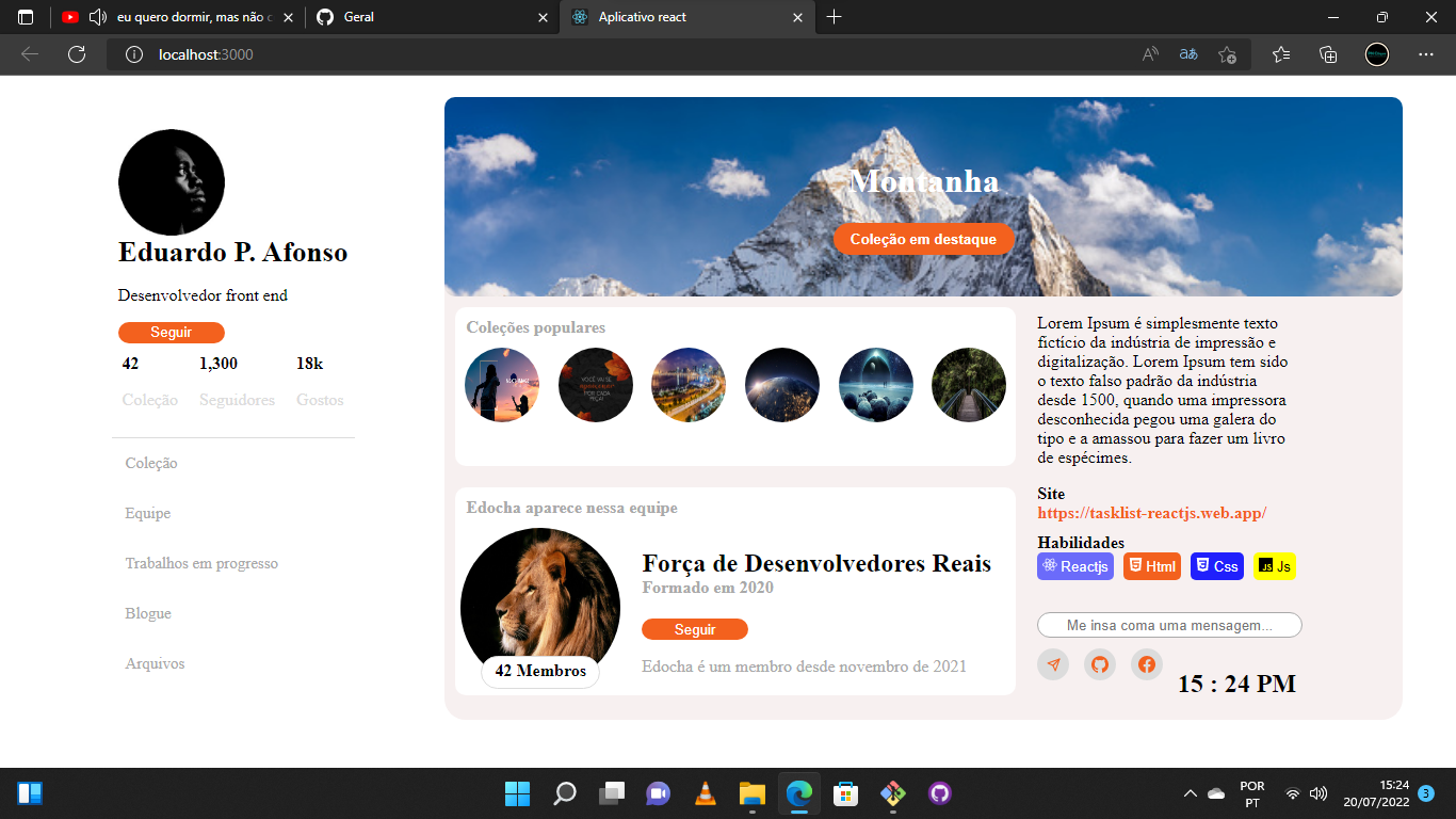 GitHub - EduardoPembeleAfonso/Ui-Design-Challlenge-Profile: Veja o app ...