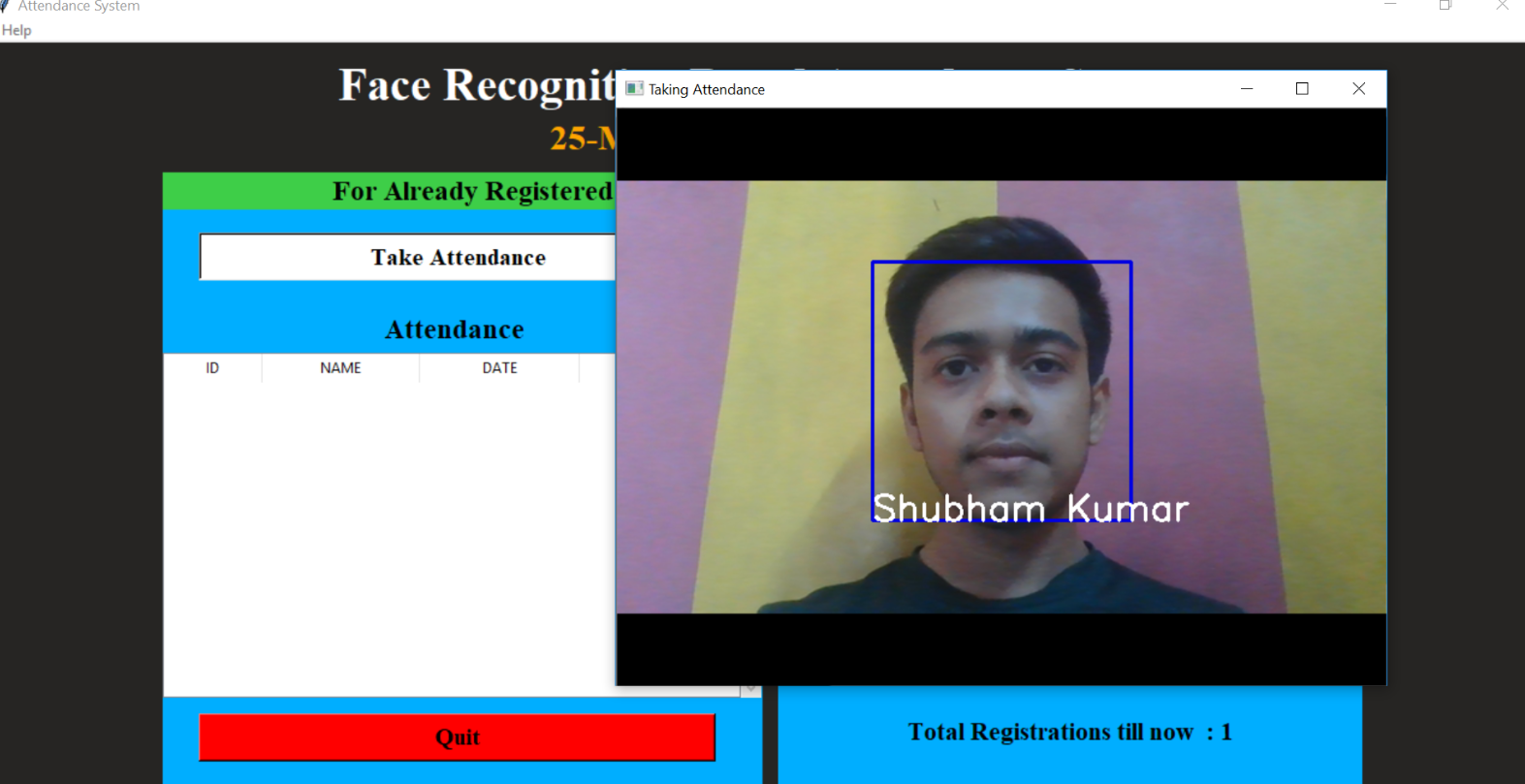GitHub - aayushkakkar26/AttendanceSystemUsingFaceRecognition