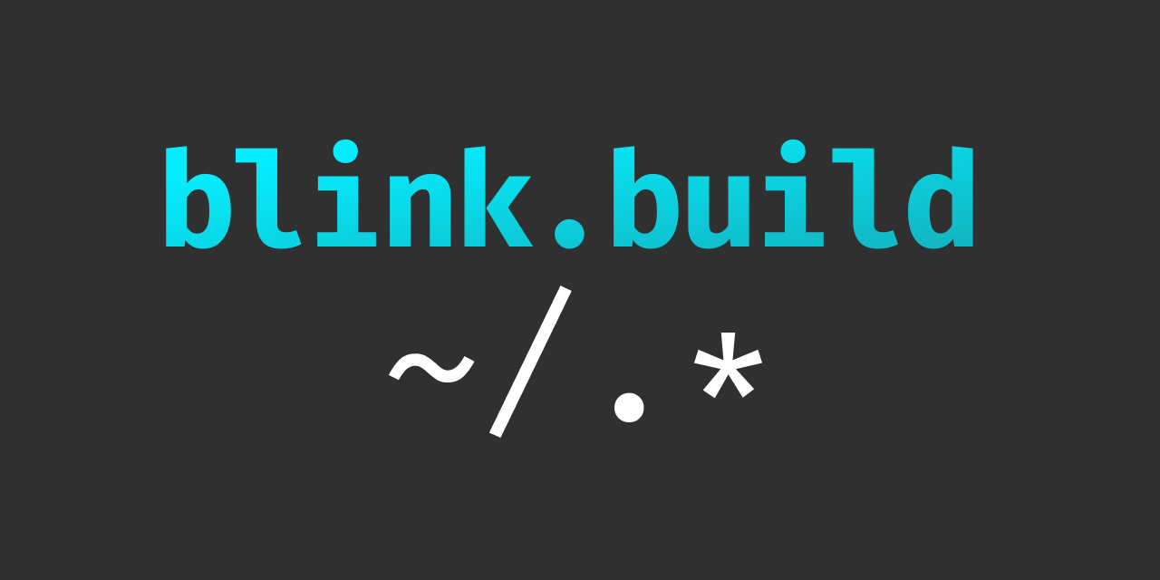 GitHub - blinksh/blink-build-dotfiles: blink.build default dotfiles