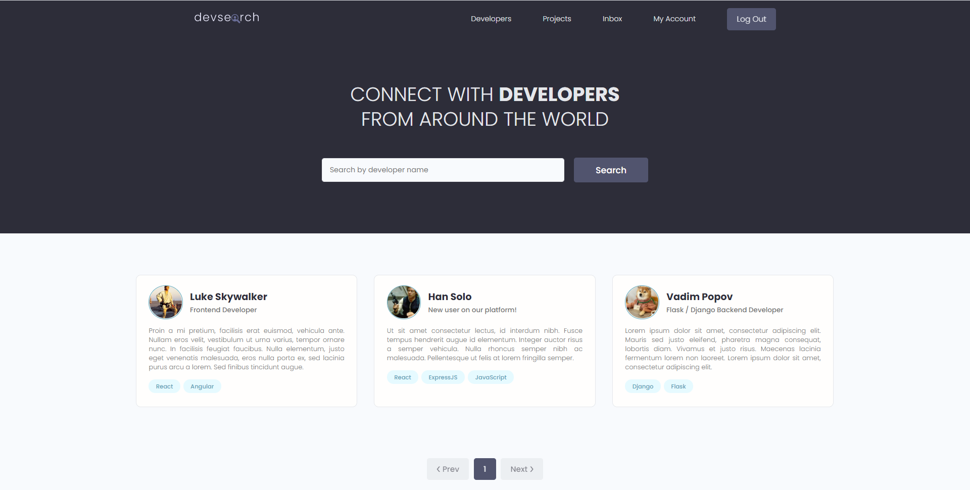 GitHub - dynamitebilol/devsearch: 💻 DevSearch - Connect With Developers From Around The World!