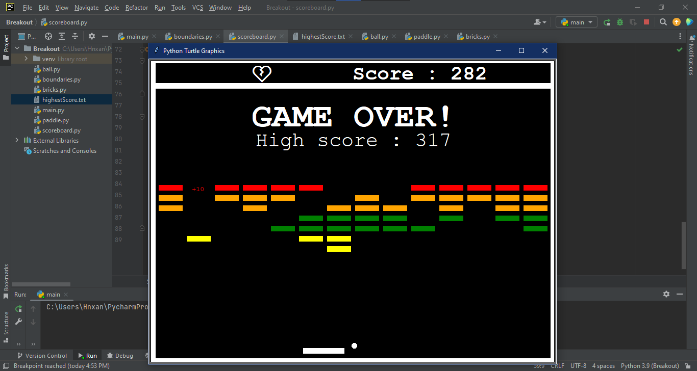 GitHub - harindu52/Breakout-Arcade-Game: It is a new way of playing ...
