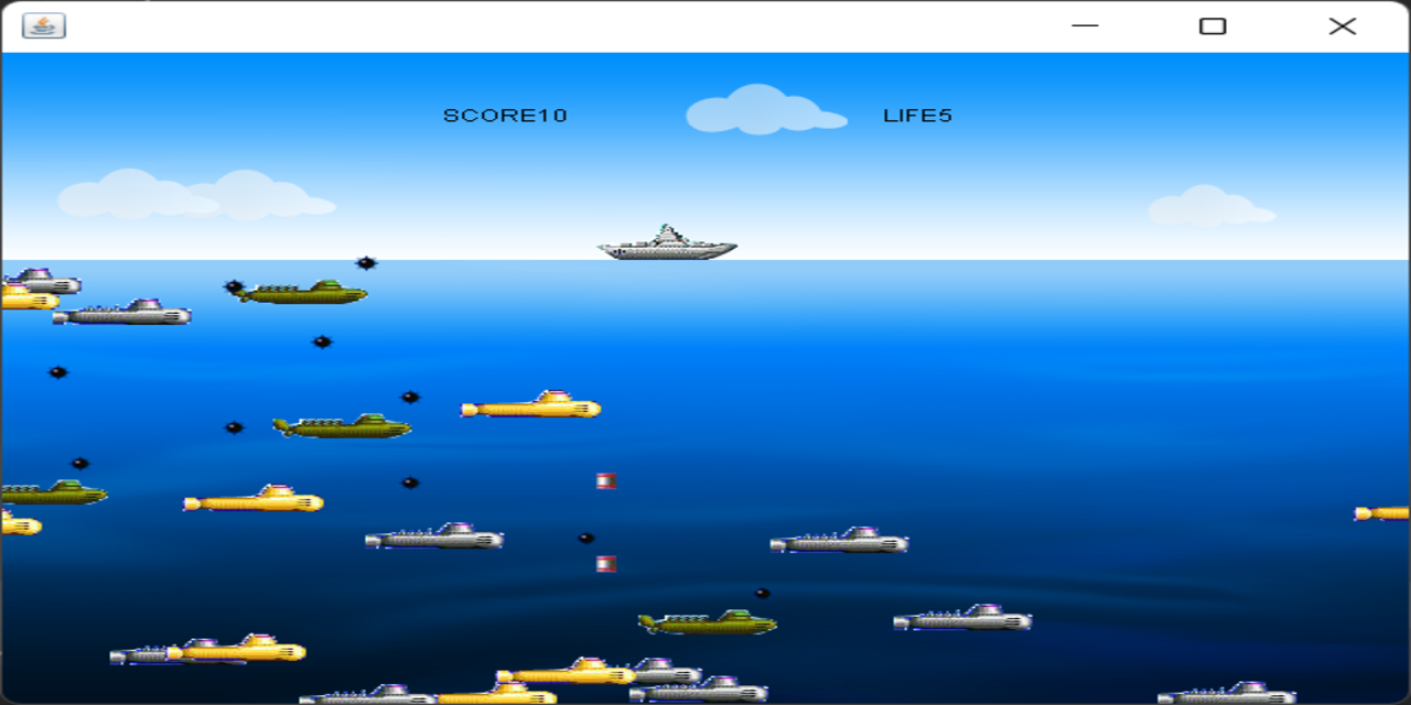 GitHub - GH-GUO/SubmarineGame-Java: java面向对象初学者练习小游戏