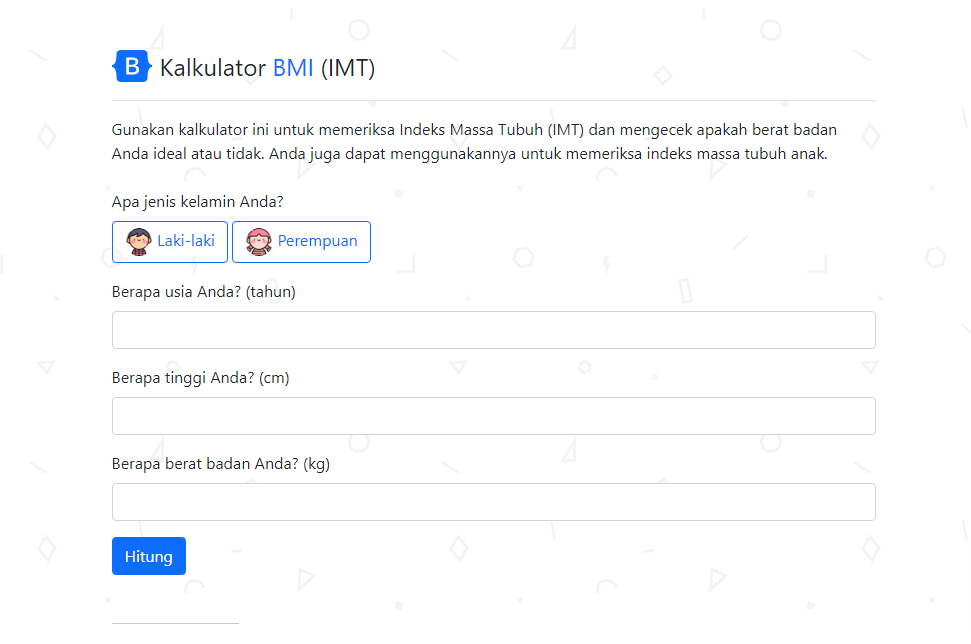 GitHub - Akouji/BMI-Kalkulator: Project BMI Calculator