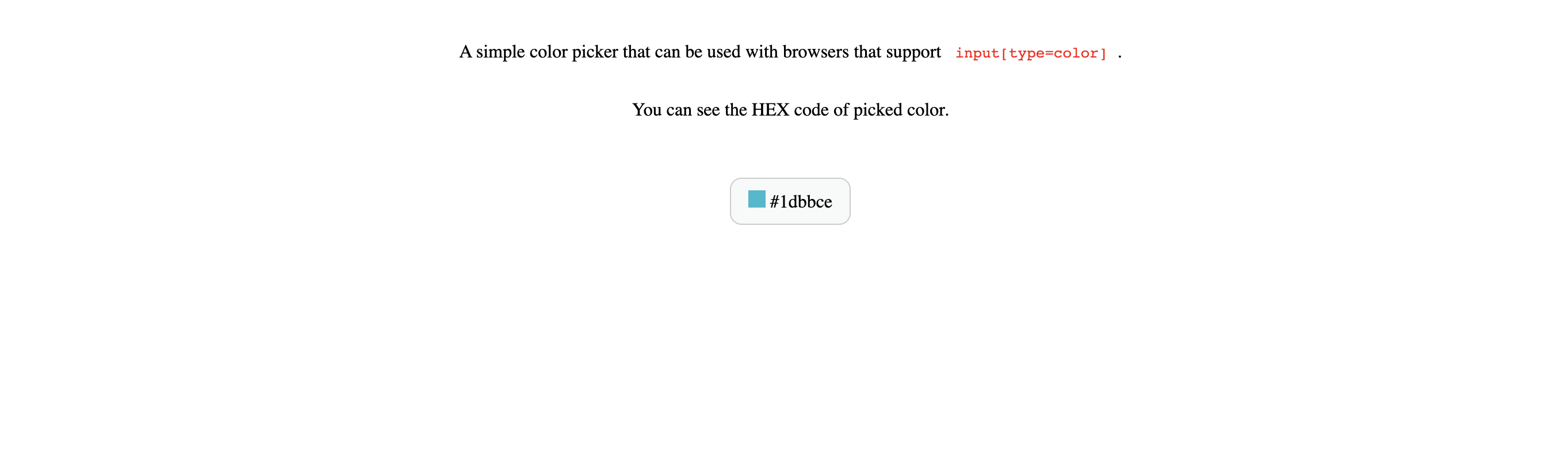 GitHub Rembertdesigns Hex Color Picker Color Picker That 