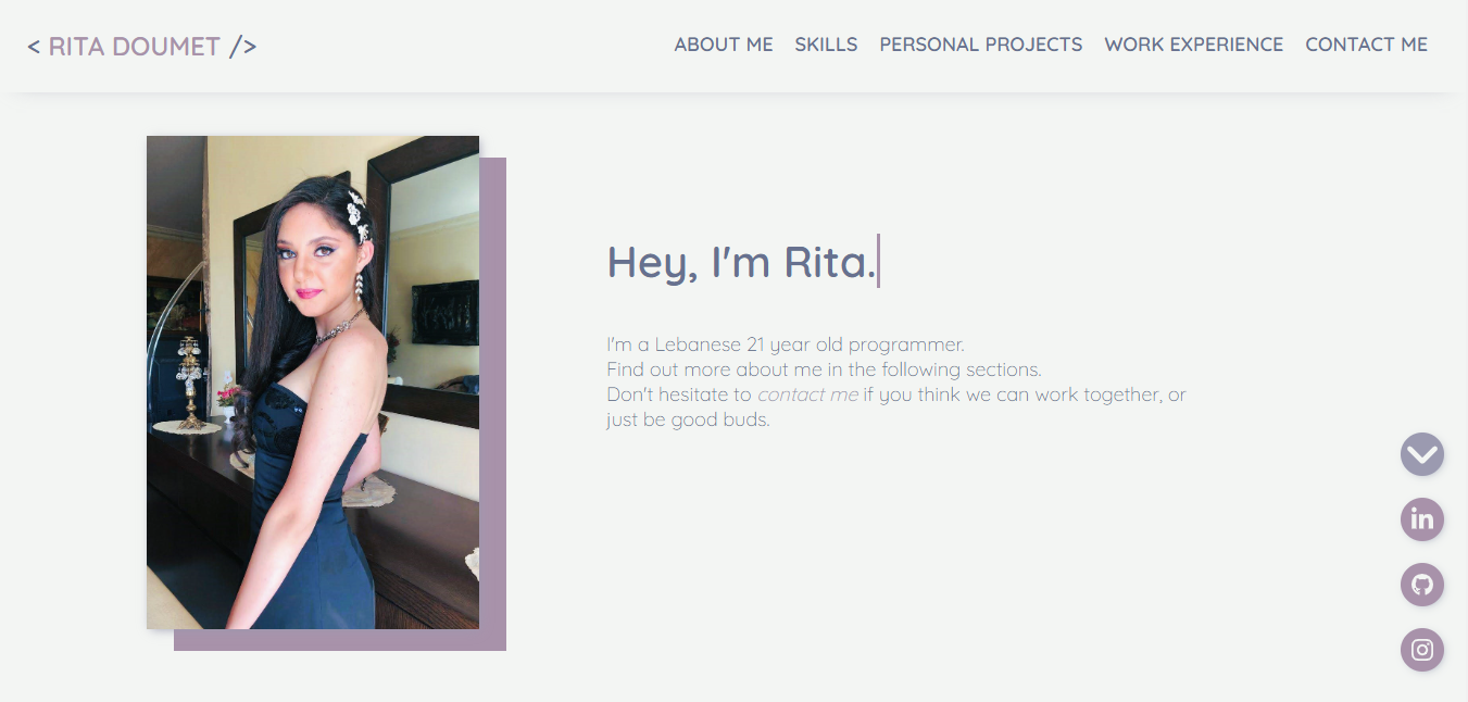 GitHub - ritadoumet/my-portfolio