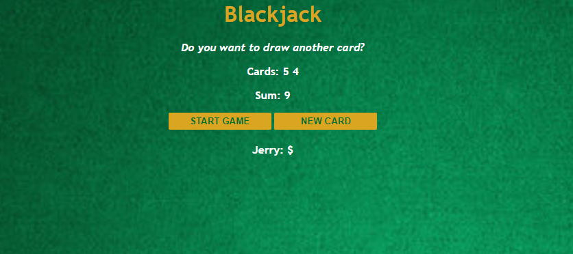 GitHub - Clermondo/blackjack